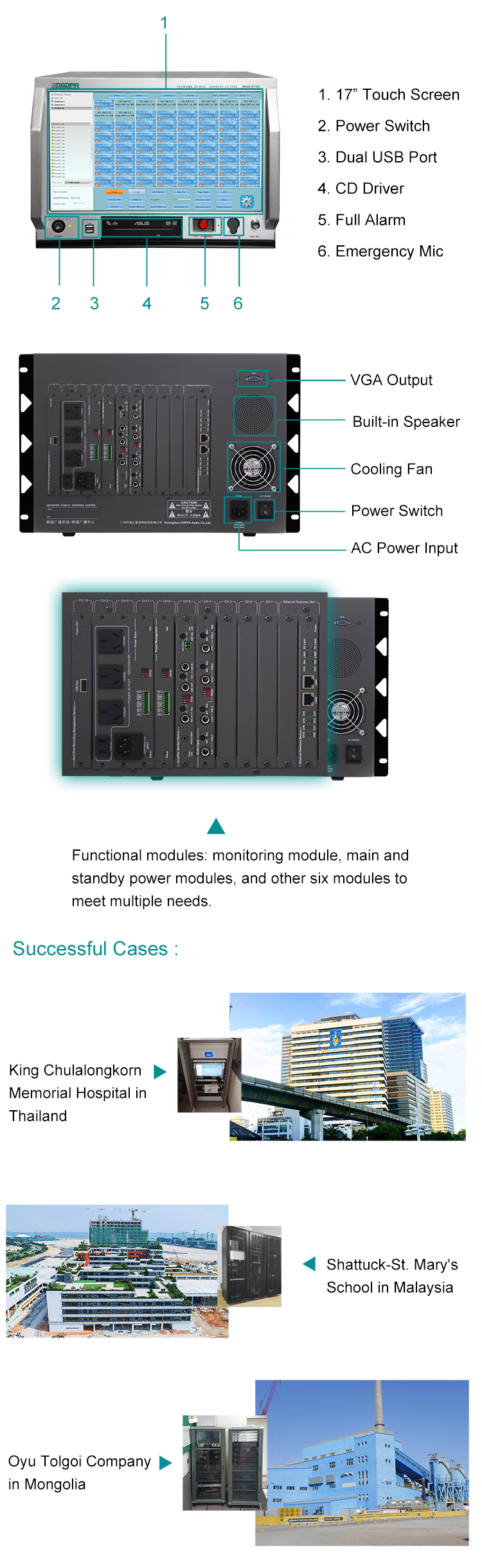 MAG6182II IP Network PA Center - Guangzhou DSPPA Audio Co., Ltd.