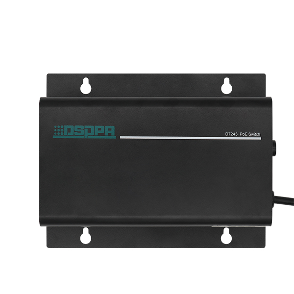 D7243 Dante 2 Port POE Switch - Guangzhou DSPPA Audio Co., Ltd.