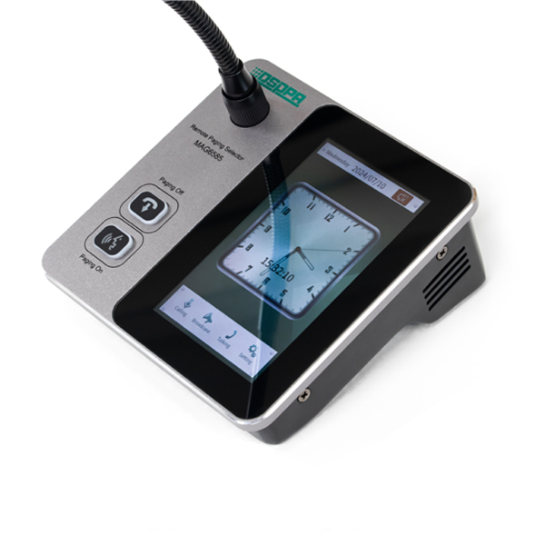 MAG6585 Compact IP PA Paging Microphone - Guangzhou DSPPA Audio Co., Ltd.