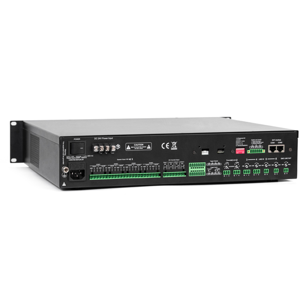 PAVA9425E 4-Zone Expansion Amplifier with Main / Backup Switching ...