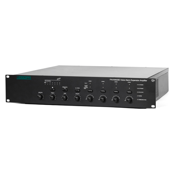 PAVA9425E 4-Zone Expansion Amplifier with Main / Backup Switching ...